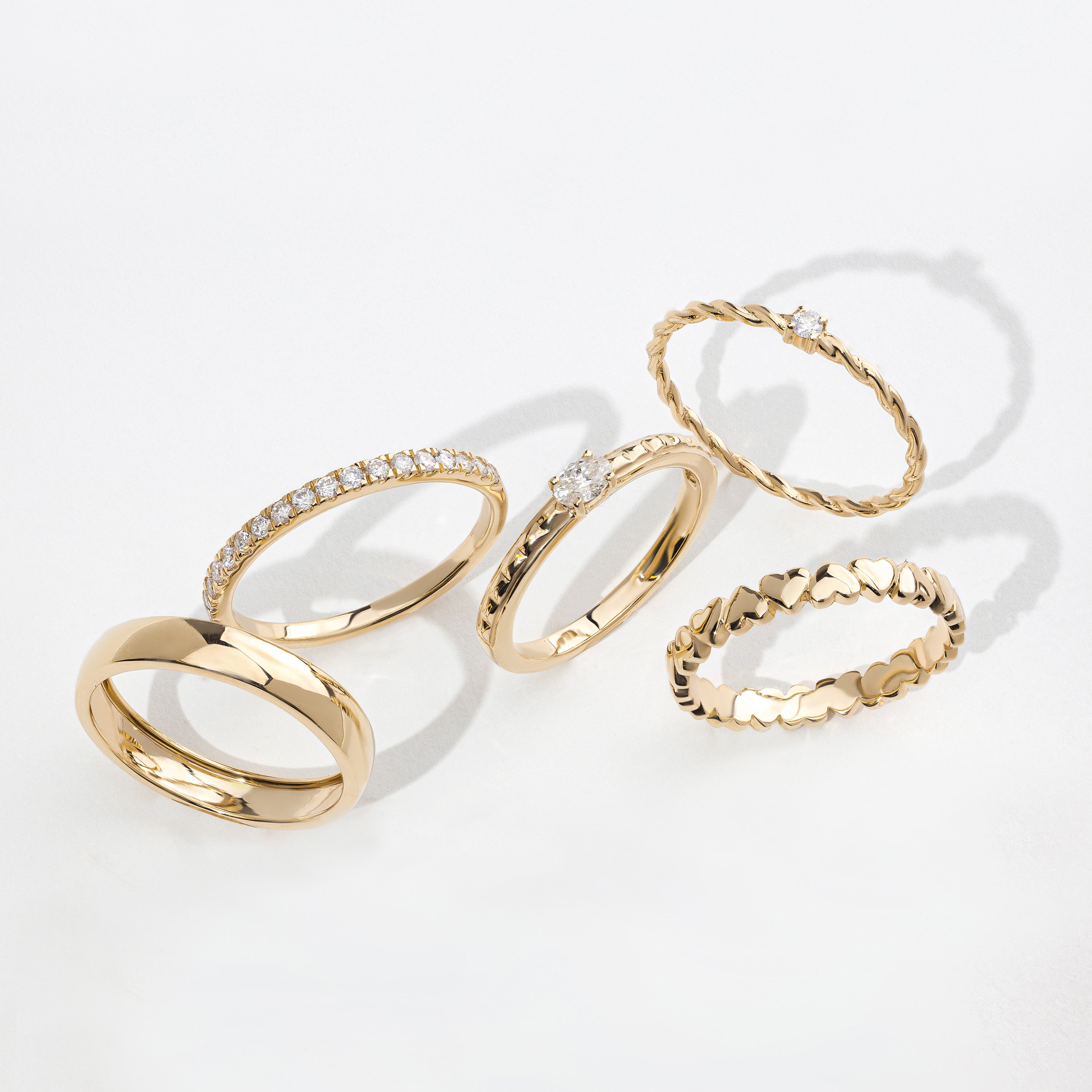 The Stack Ring Collection – MYGOLDGIRL